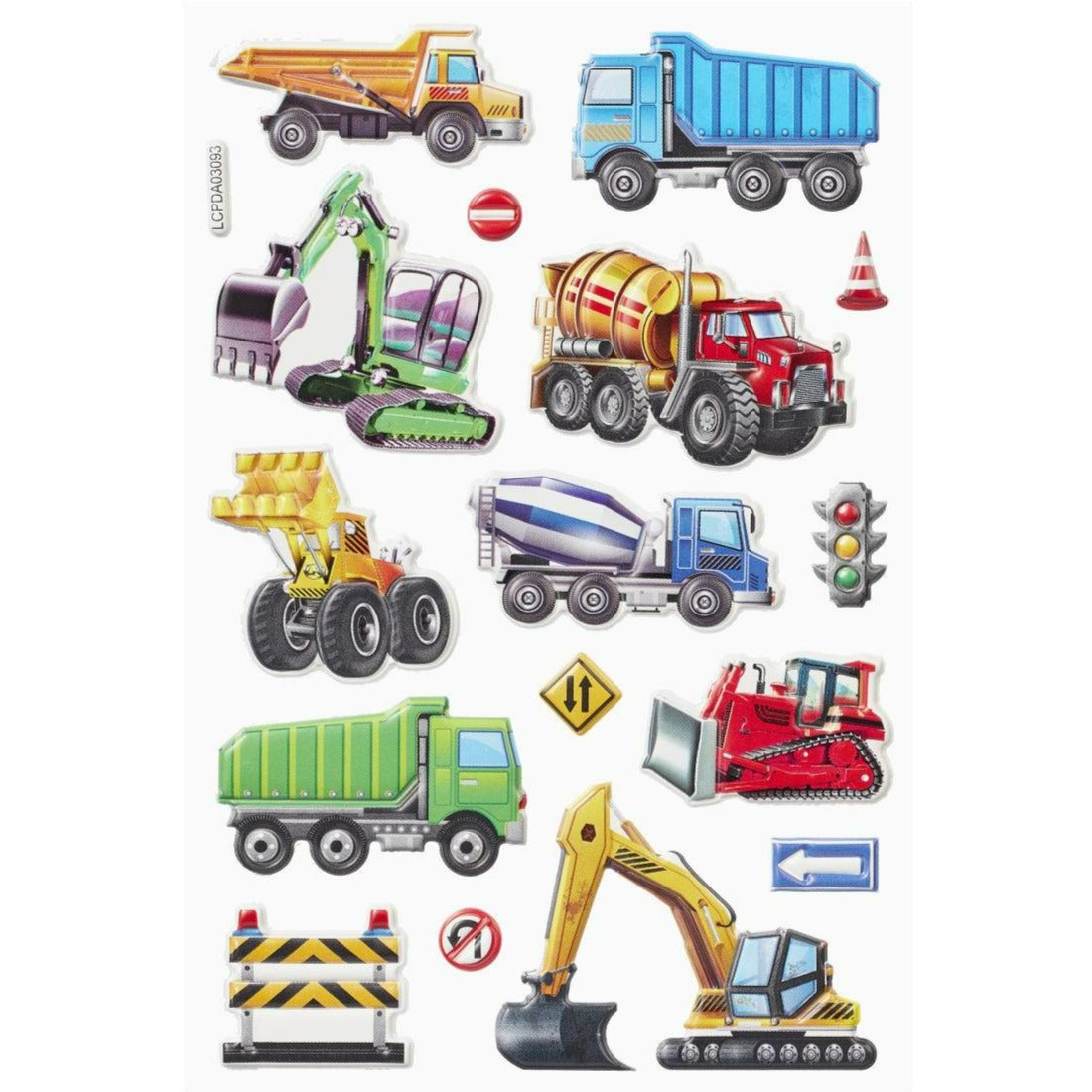 Soft Sticker Bagger Baufahrzeuge – der gute Heinrich